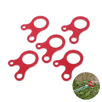 Tent Guy Lines Tensioners Aluminium Alloy Rope Guylines Adjuster 3hole ...