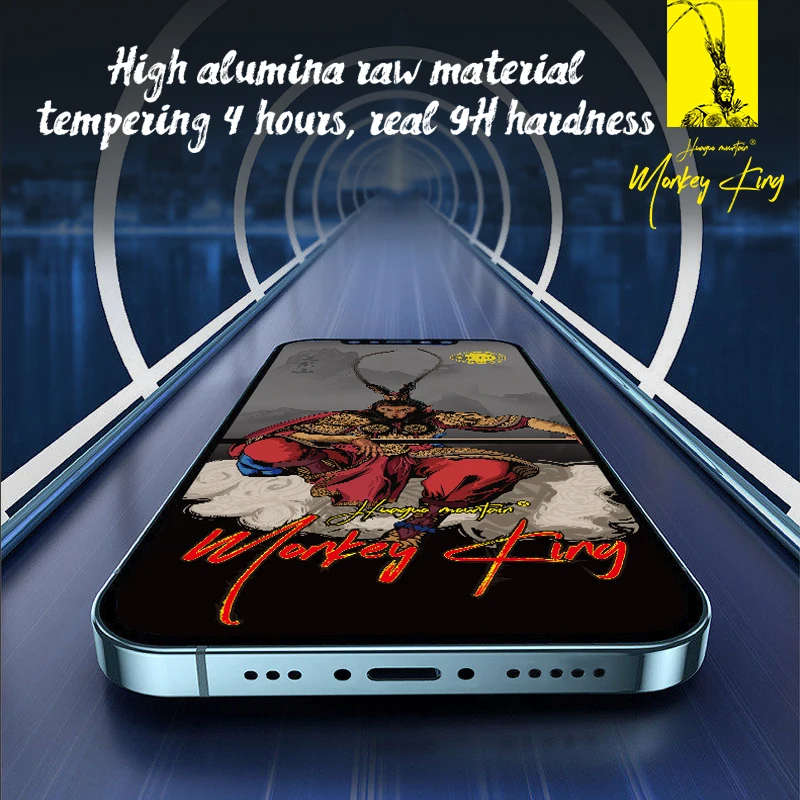 Monkey King Anti Static ESD HD Tempered Glass Film Protector for iPhone ...