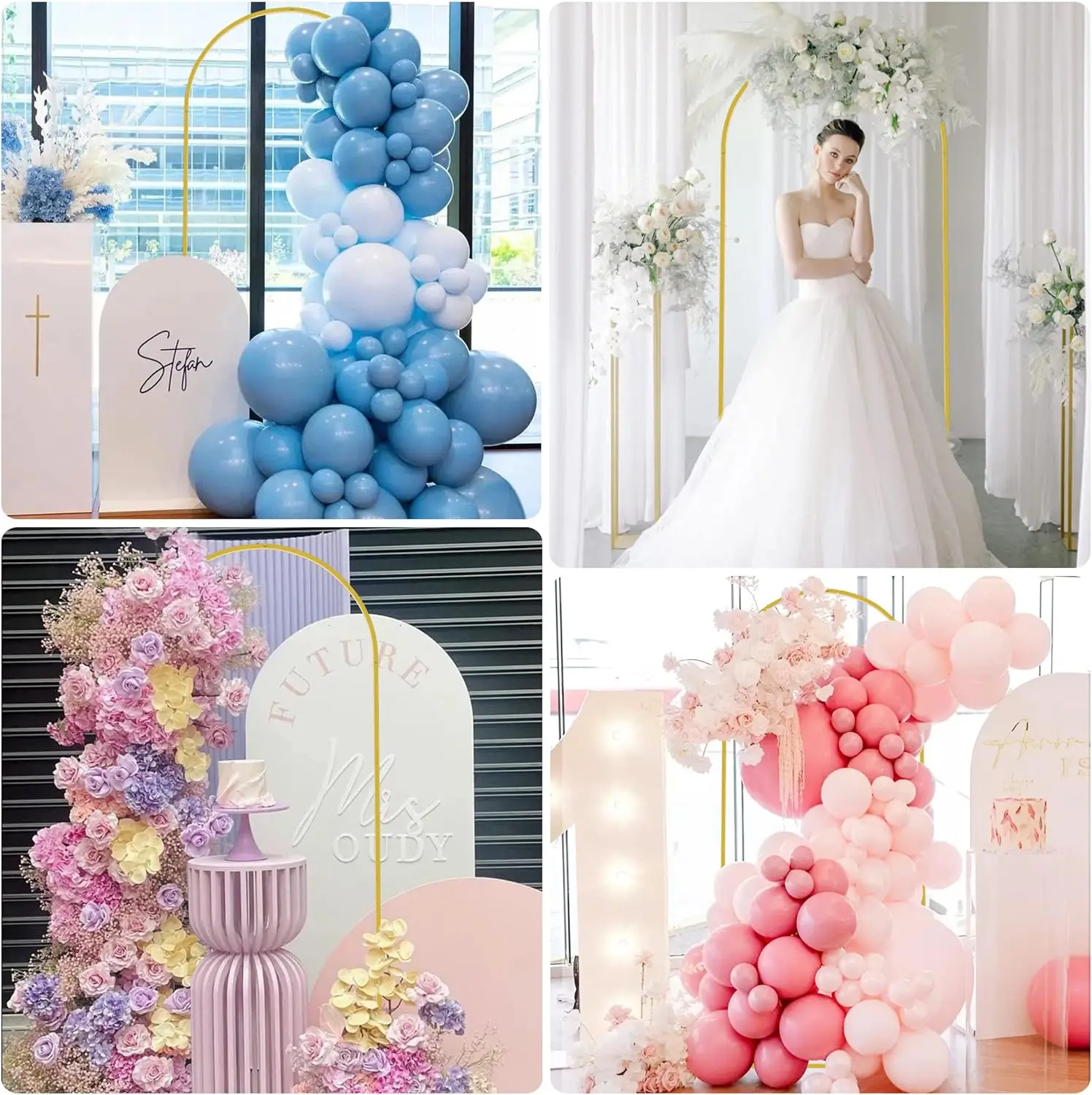Arch Backdrop Stand Set - Elegant Balloon Arches for Events