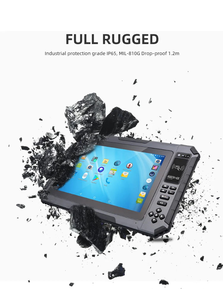 Hugerock R101 Industrial Rugged Android Tablet Pc Computer 10.1 Inch ...