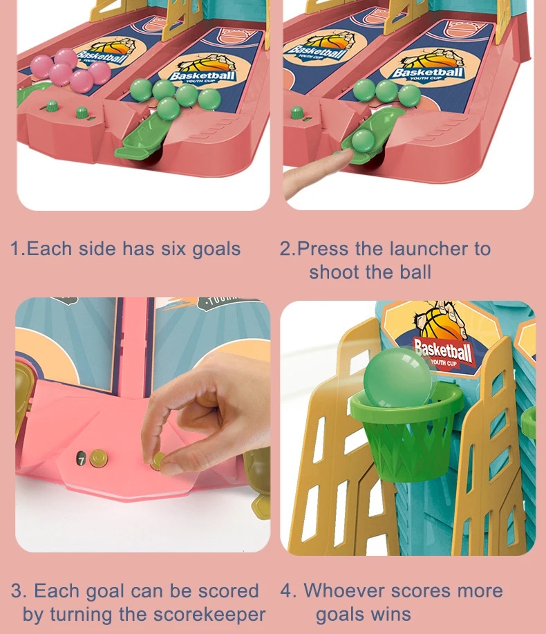 2022 Hot Sell Finger Ejection Basketball Game Shooting Machine ...