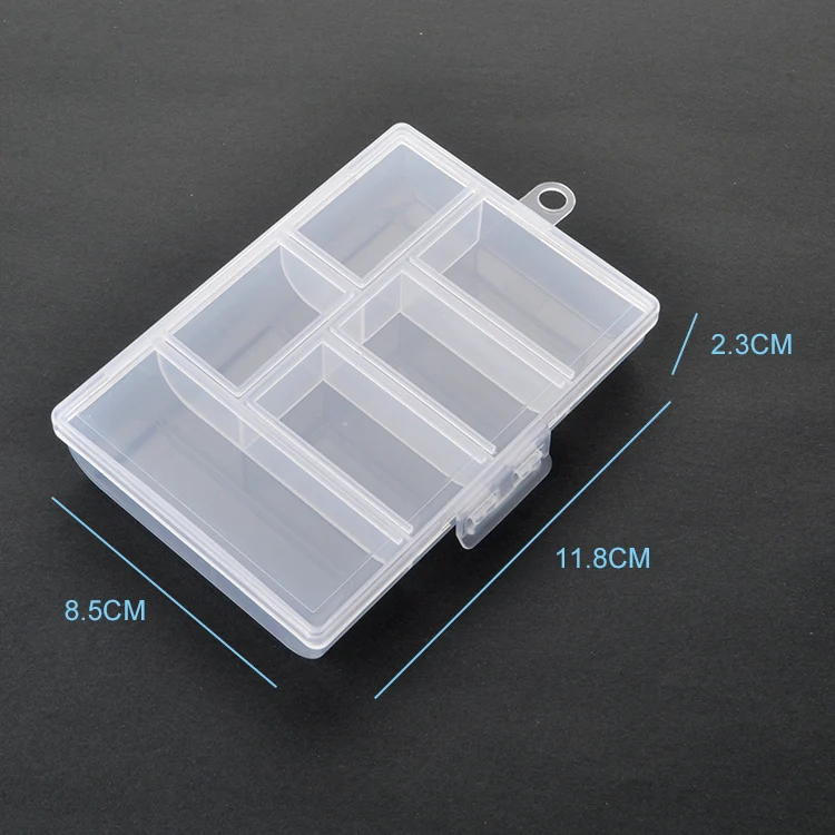 Plastic Organizer Box with Dividers - Sustainable Storage