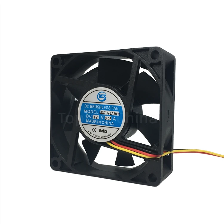 70mm Dc Motor Fan 5000rpm12v 24v High Speed Exhaust Cooling Fan With ...