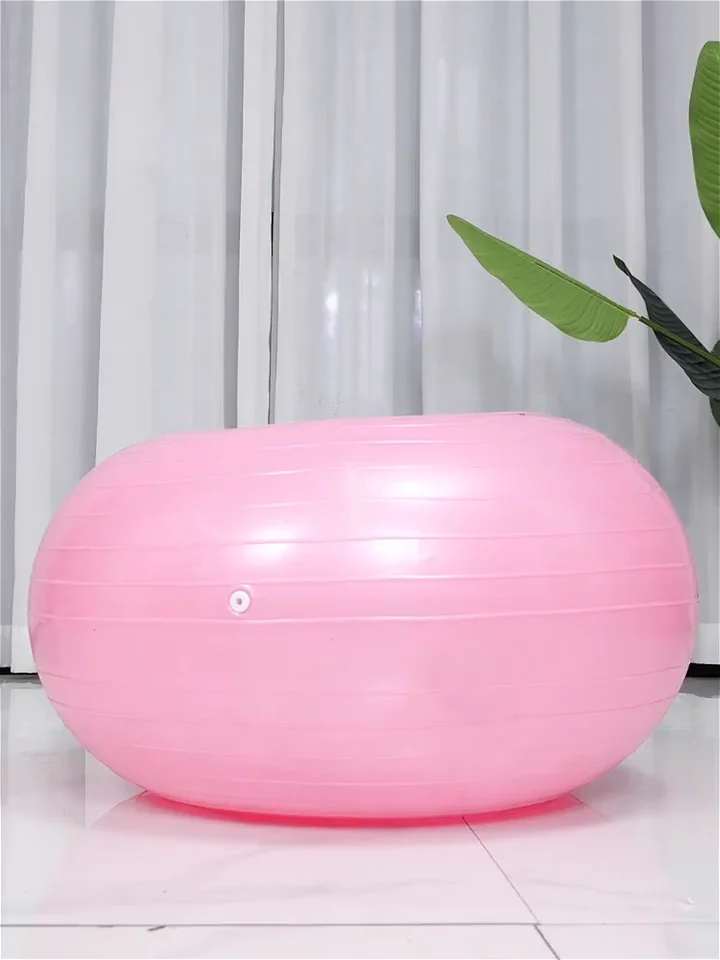 Pvc Donut Exercise Toning Ball 50cm Yoga Ball Custom Explosion-proof ...