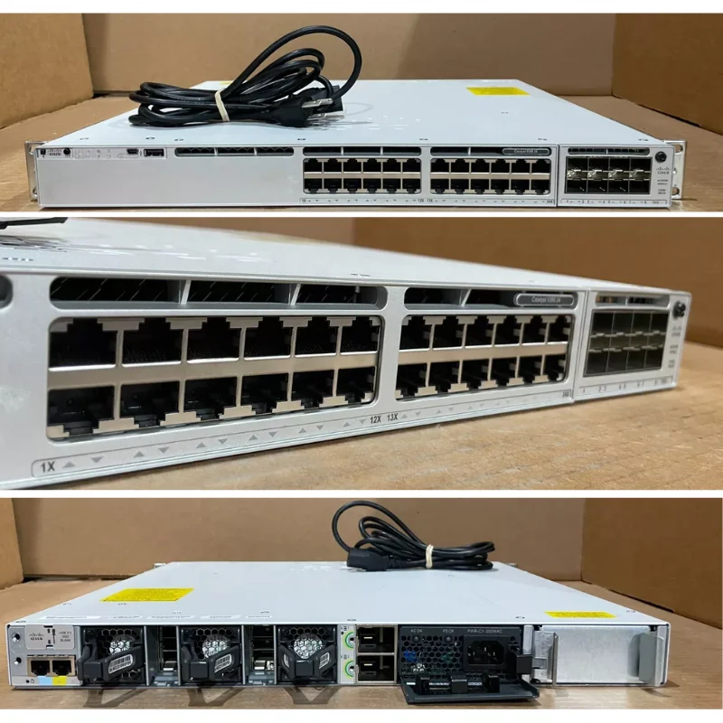 Brand New Ciscos C9300-24T-E Catalysts 24 Port Gigabit Ethernet ...