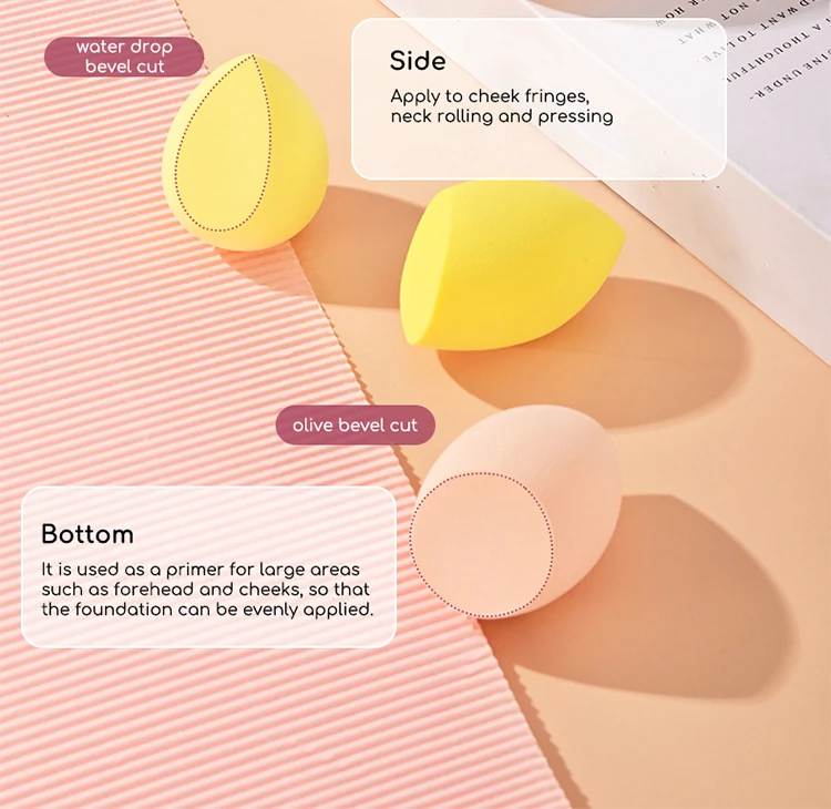 Custom Your Logo Personalized Cosmetic Puff Mushroom Blender Beauty ...