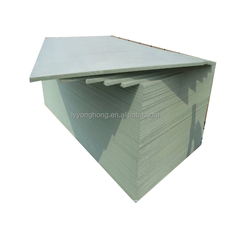 High Quality Melamine Faced Slatwall Mdf Board Moisture Proof Green ...