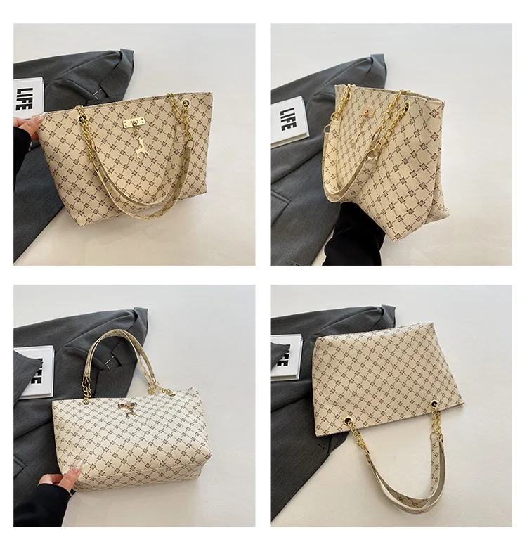 Retro Letter Printing Shoulder Bag - Perfect for All Seasons