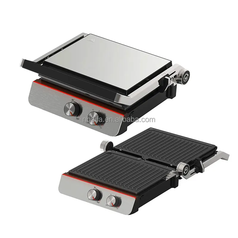 Aifa Temperature And Time Adjustable Electric Contact Grill Stainless ...