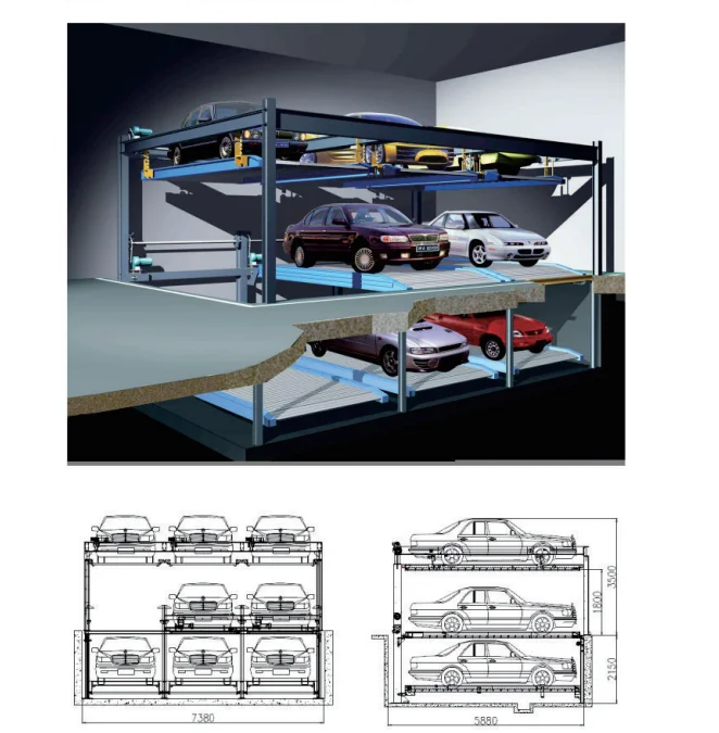 lift-sliding parking system--three levels with pit Elevator| Alibaba.com