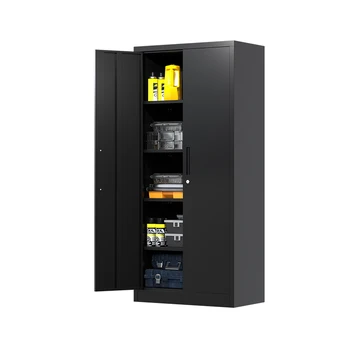 Industrial Flat Packing Metal File Storage Cabinet A4 File 2 Swing ...