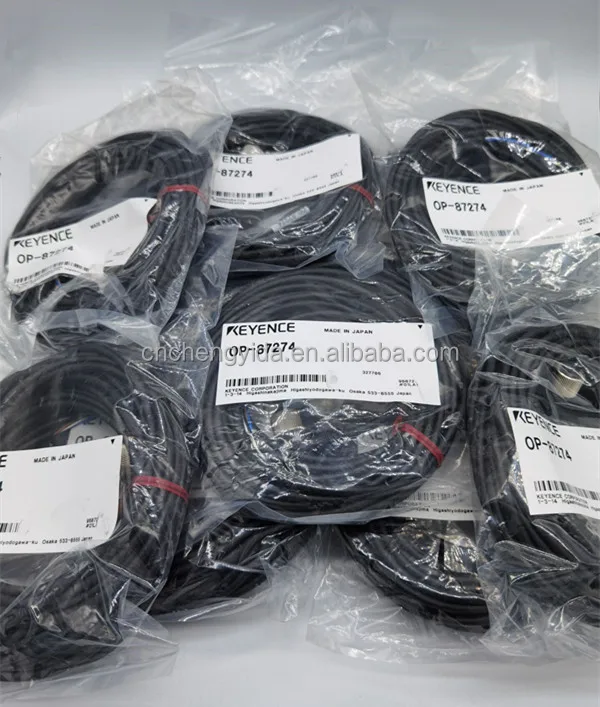 KEYENCE OP-87274 Connector Cable - L-Shaped 10 M PVC