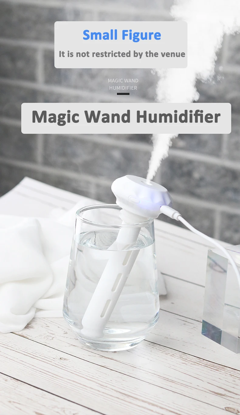Hot Mini Portable Wand Humidifier Air Humidifier, Silent Working ...
