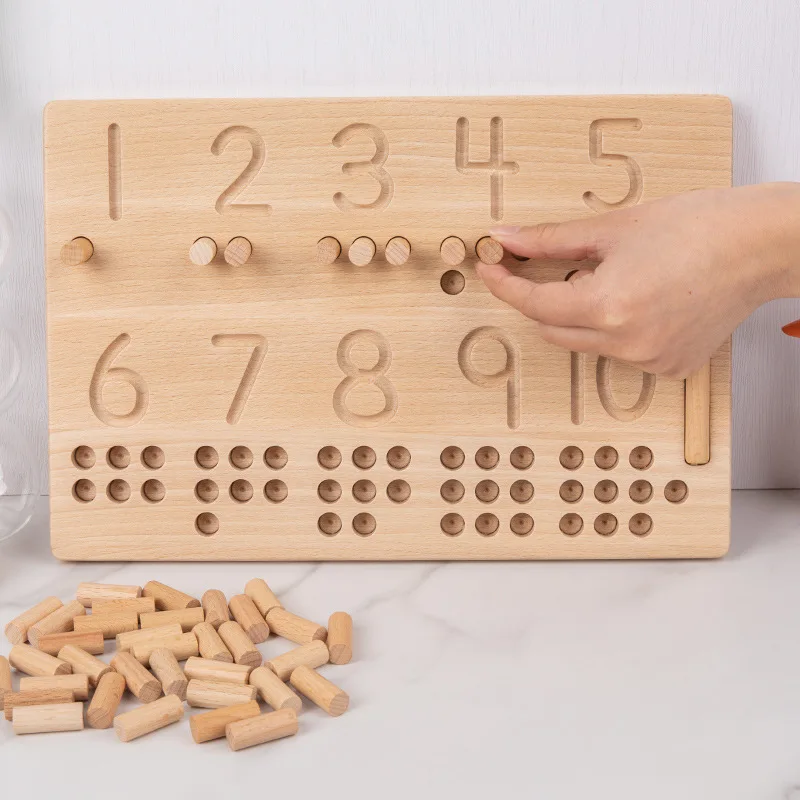 Learning Resources - Custom Children’s Wooden Math Board