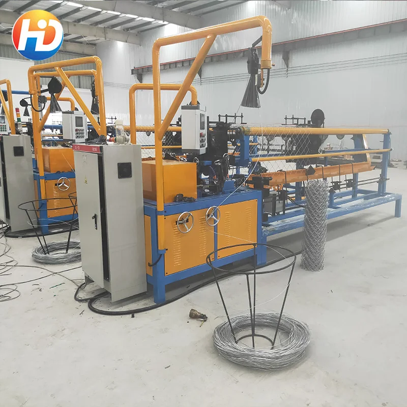 Cnc Control Automatic Chain Link Fence Wire Mesh Making Machine ...