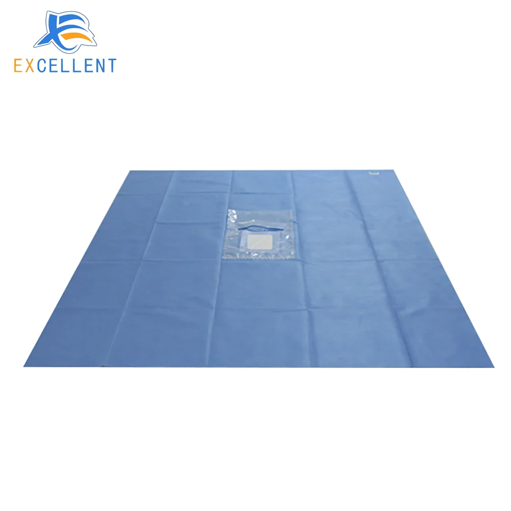 Medical Surgical Fenestrated Drapes Sterile Sheet Disposable Eye ...