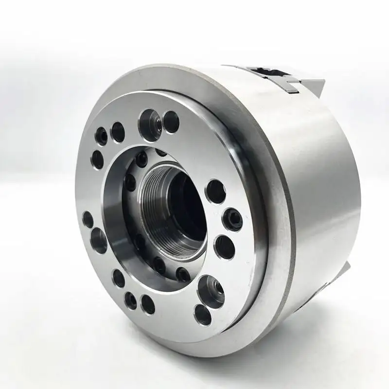 3 Jaw Lathe Chuck for CNC Machining - 8 Inch Pneumatic Vertical Hollow ...