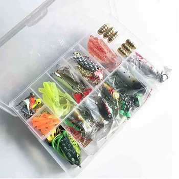 Hyd Fishing Gear 102pcs Tackle Boxes Coolers Lure Bait Kit Multi Colors ...