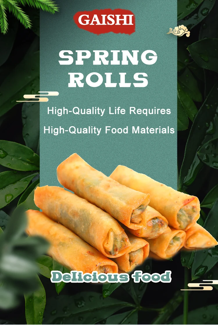 Chinese Frozen Iqf Spring Rolls Fried Instant Food Frozen Vegetarian ...