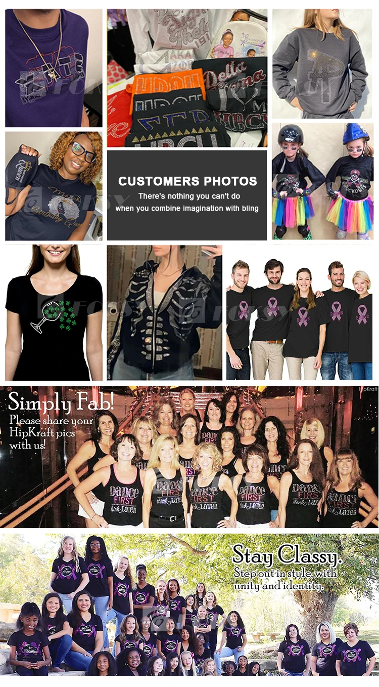 Custom Rhinestone Logo Heat Transfer Design - Hotfix Rhinestones