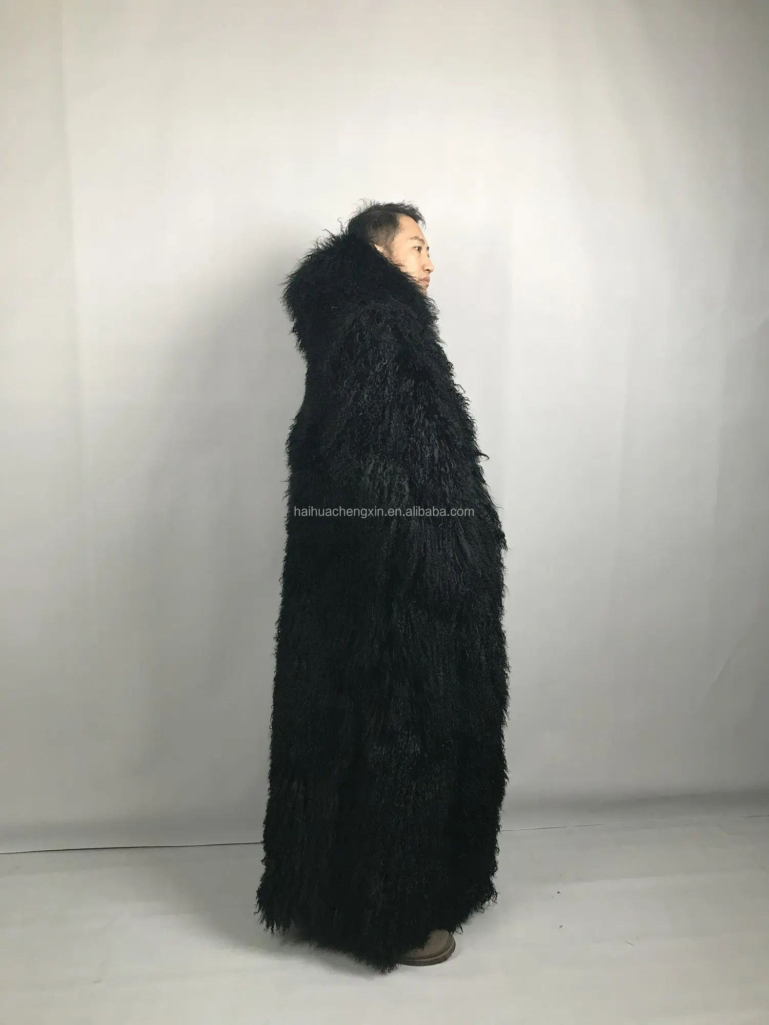 Wholesale Winter Tibet Fur Jacket - Real Mongolian Fur Coat Women