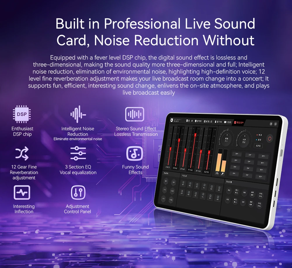 Professional Intelligent Live Broadcast Equipment 15.6 Inch and 10 Inch ...