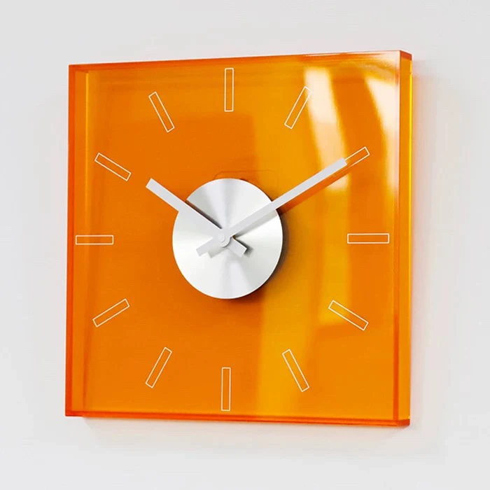 Custom Size Transparent Color Acrylic Wall Clock - Buy Acrylic Clock ...