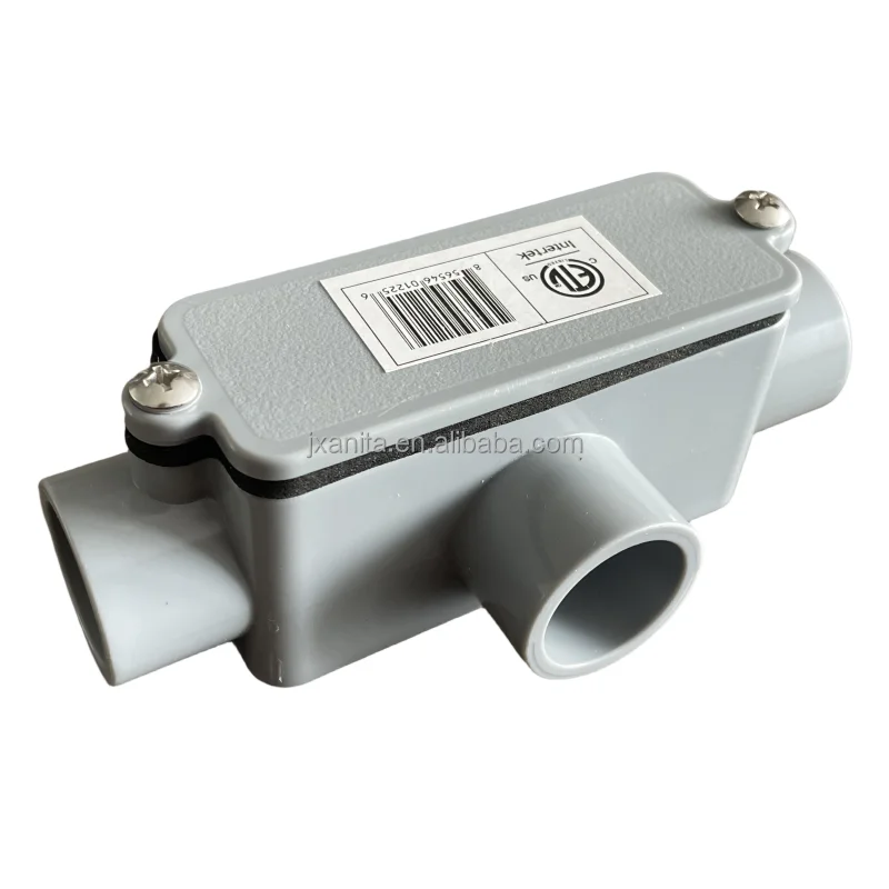 Pvc Non-metallic Conduit Body With Cover Gasket 1" T Type Joint Gary ...