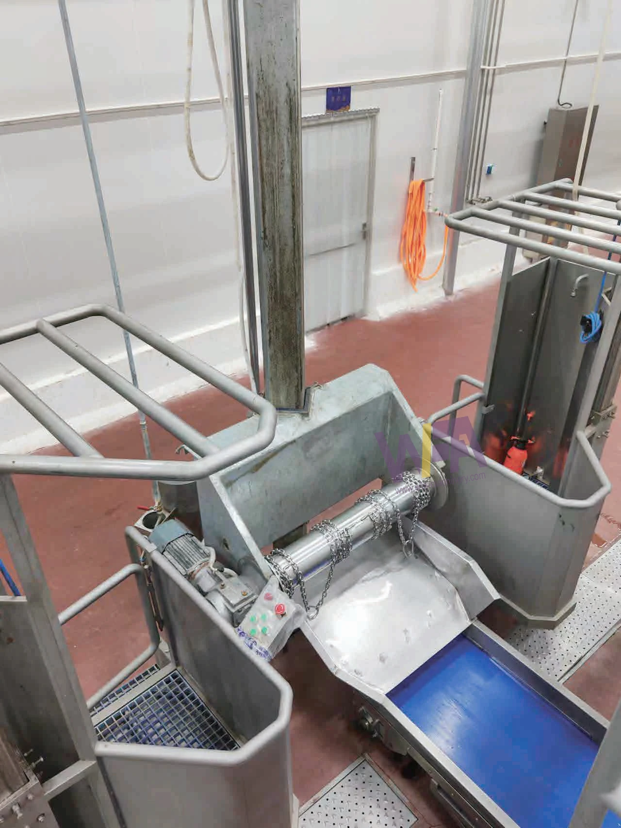 Abattoir Cow Slaughterhouse Equipment Cattle Skinning Machine For ...