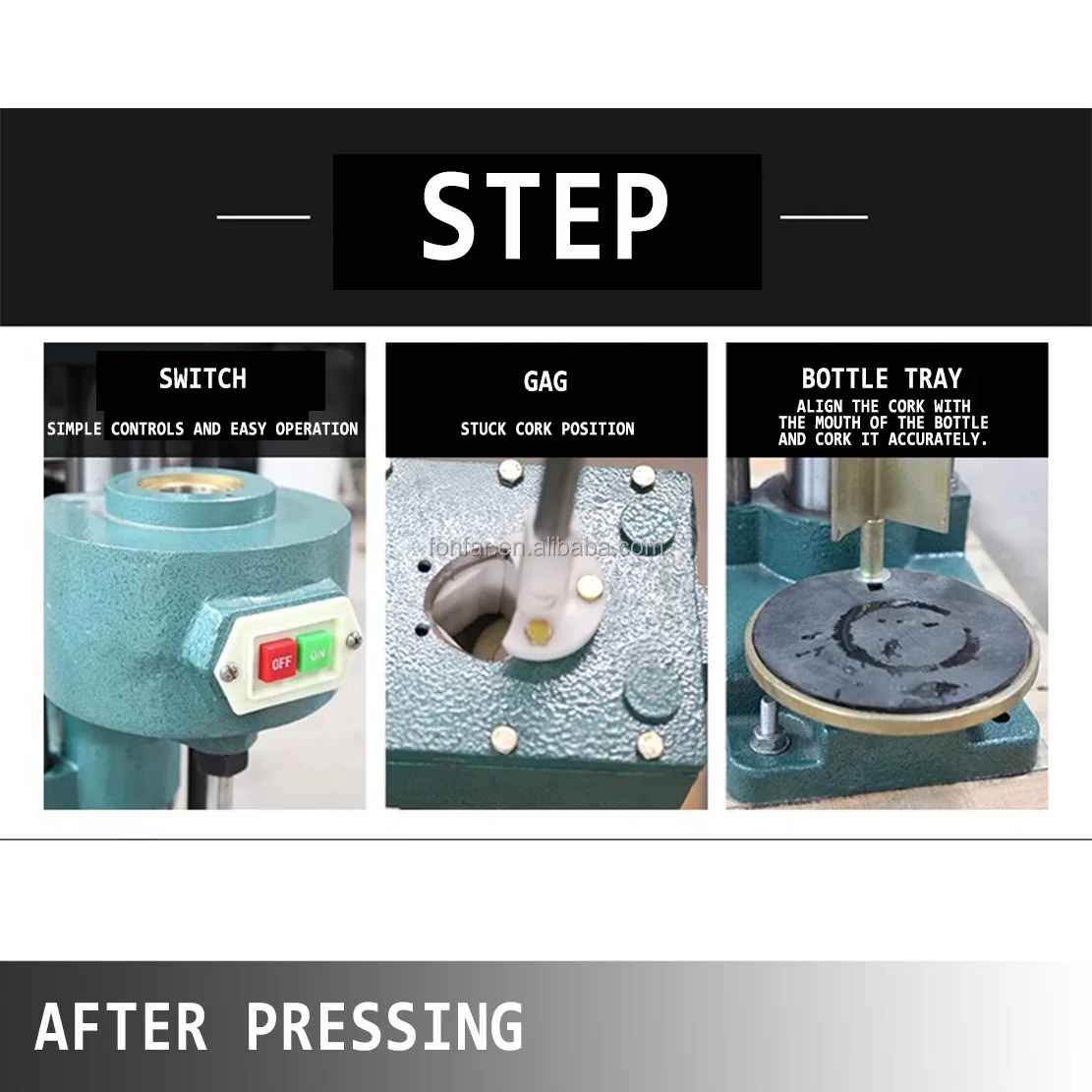 Semi-automatic Sparkling Bottle Cork Stopper Machine