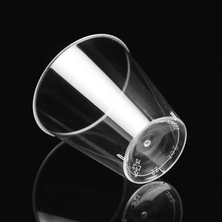 10 oz Clear Plastic Cups 50 Pack, Hard Disposable Plastic Cups Tumblers ...