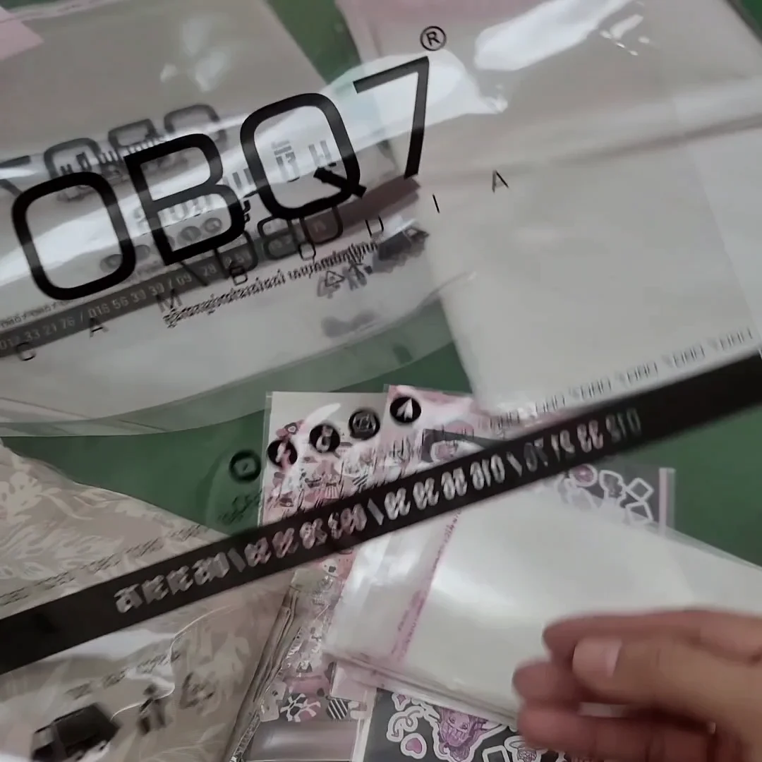 Custom Self Adhesive Clear Transparent Eco Friendly Plastic Bag ...