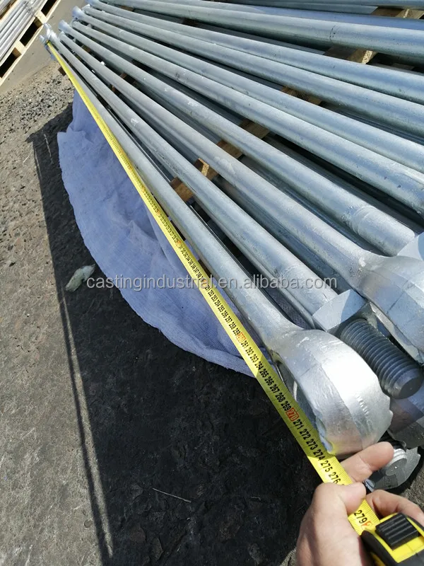 Hdg Quad Eye Anchor Rod With One Square Nut 1 1/4''x9' - Buy Anchor Rod ...