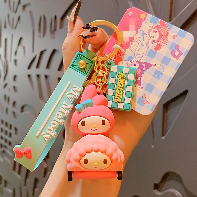 Al Kuromi Cherry Blossom Swing Key Chain Exquisite My Melody ...