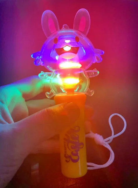 Easter Light Up Spinner Bunny & Chick - Buy Plastic Bunny,Light Up ...