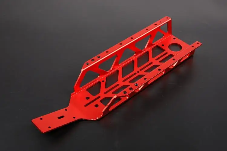 6500161 Metal Aluminium Rc Gas Car Main Frame Chassis For 1/5 Scale Hpi ...