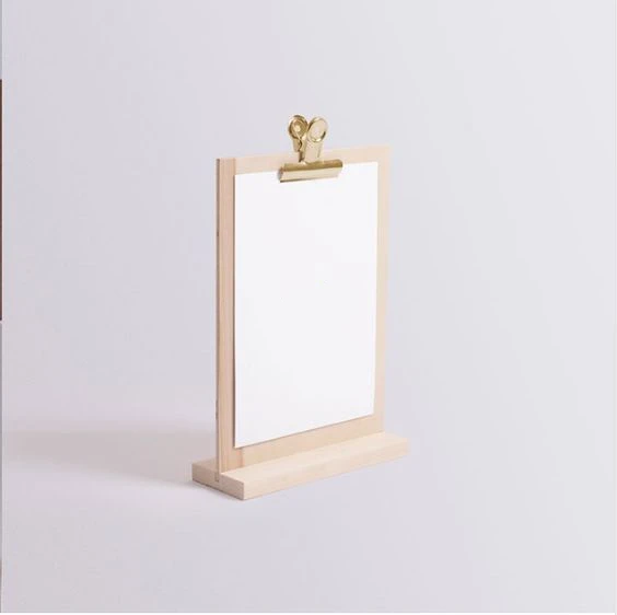 Retail Sign Menu Card Display Holder with Base - Perfect for Any Occasion
