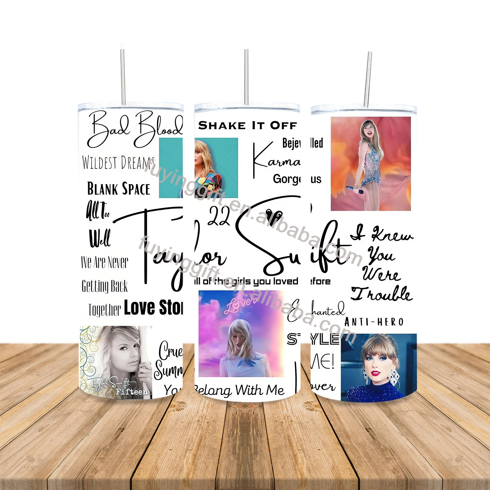 Custom 20 Oz Sublimation Taylor Swift The Eras Tour Lover Tumbler ...