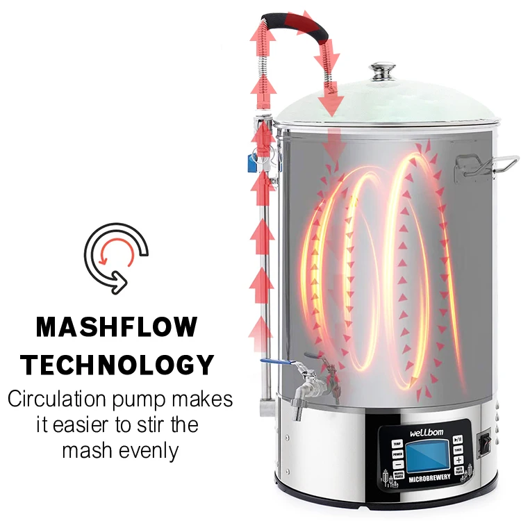 Stainless Steel Homebrew All In One Brewing System Equipment - Buy 40 ...