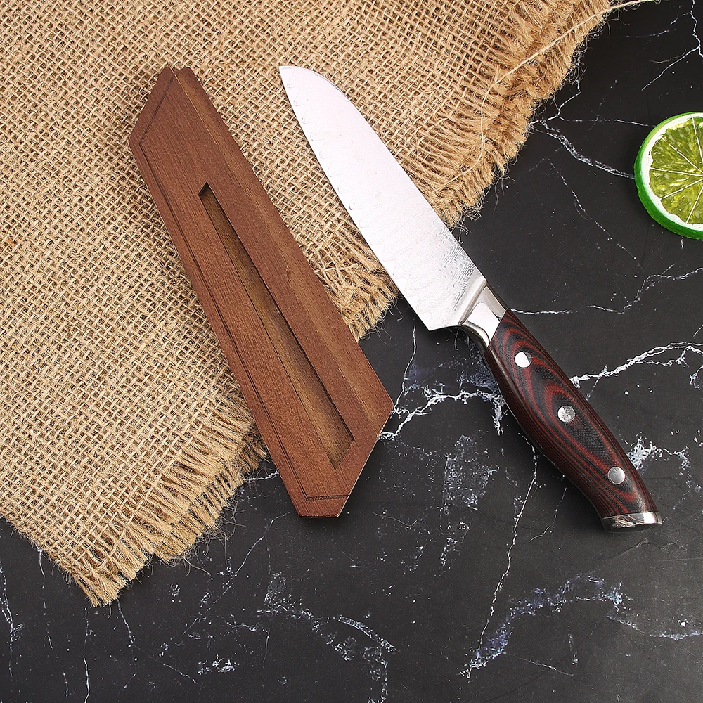 Knife Sheath Wooden Cover Kitchen Knife Guard Protector Sleeve For ...