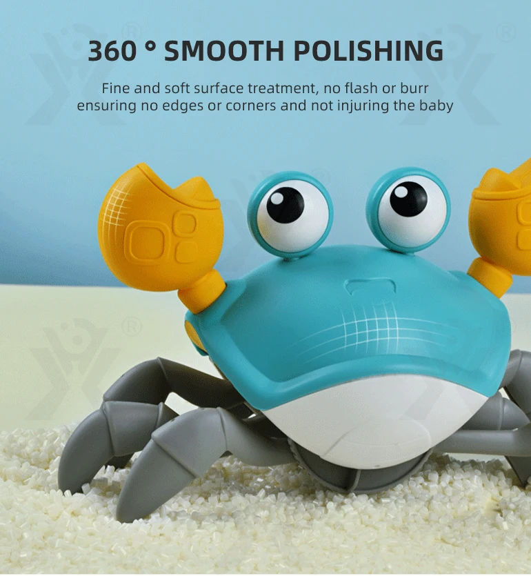 Chengji Bath Swimming Crab Clockwork Baby Toys Interactive Crab ...