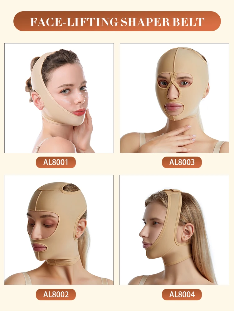 Post Op Women Reduce Double Chin Fajas Faciales Thin Face Lift up ...