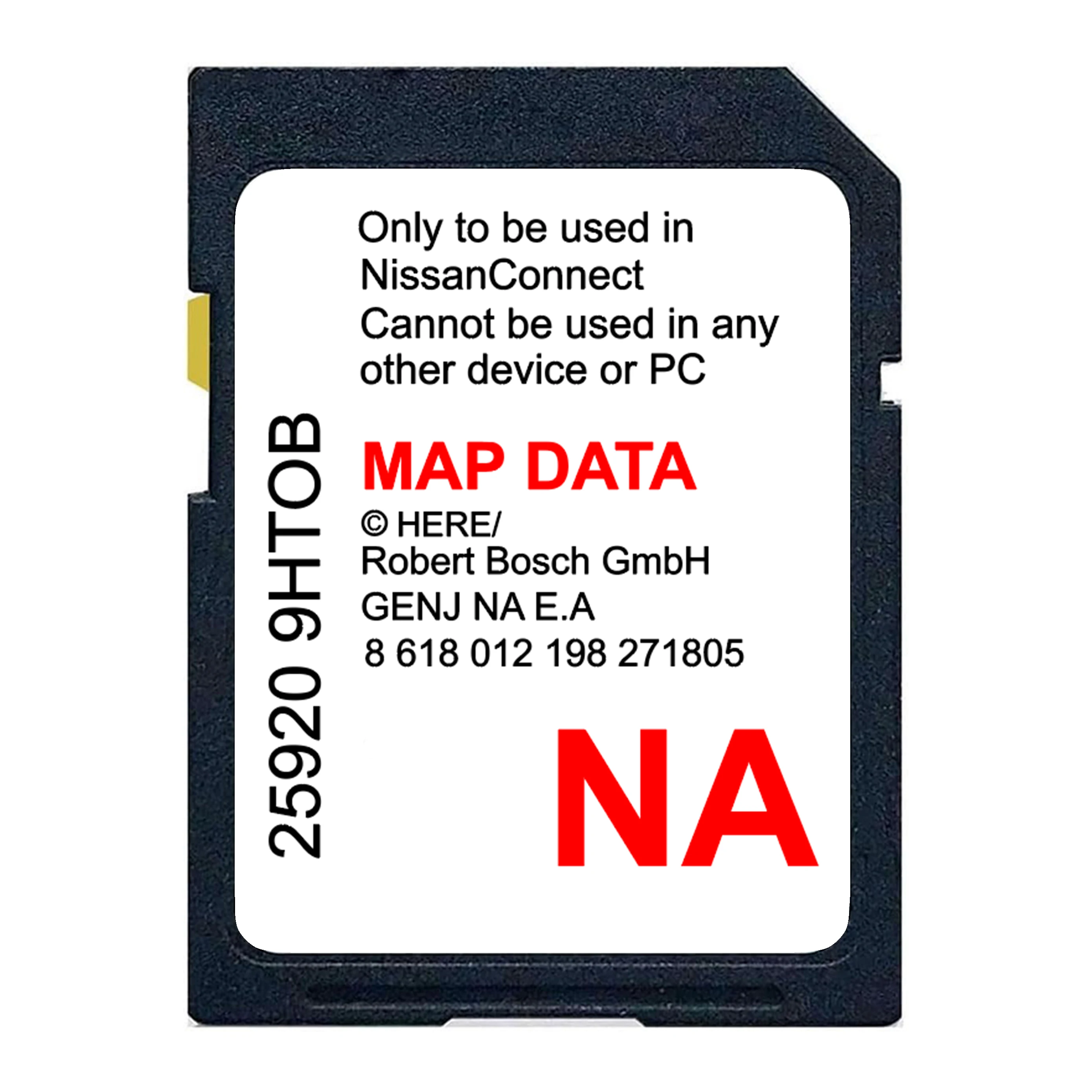 Latest Update For Nissan Connect Sd Card Navigation Gps Map Data Memory ...