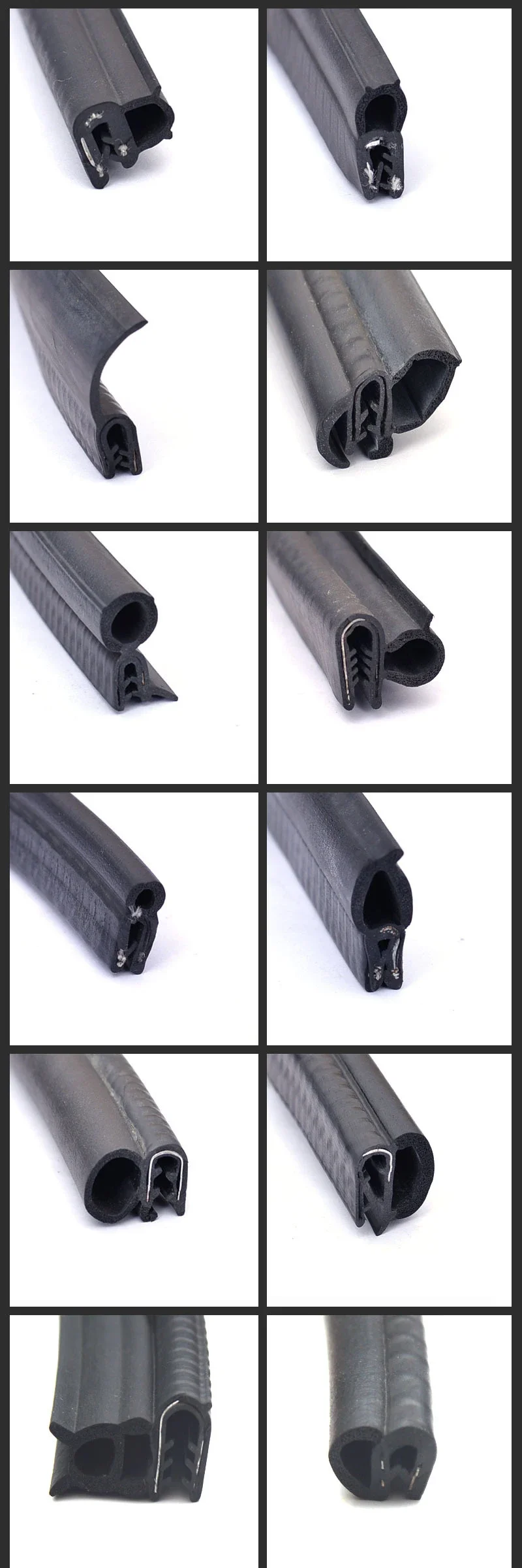 Customized Three Composite Extrusion U-type Edge Trim Strip Car Door ...