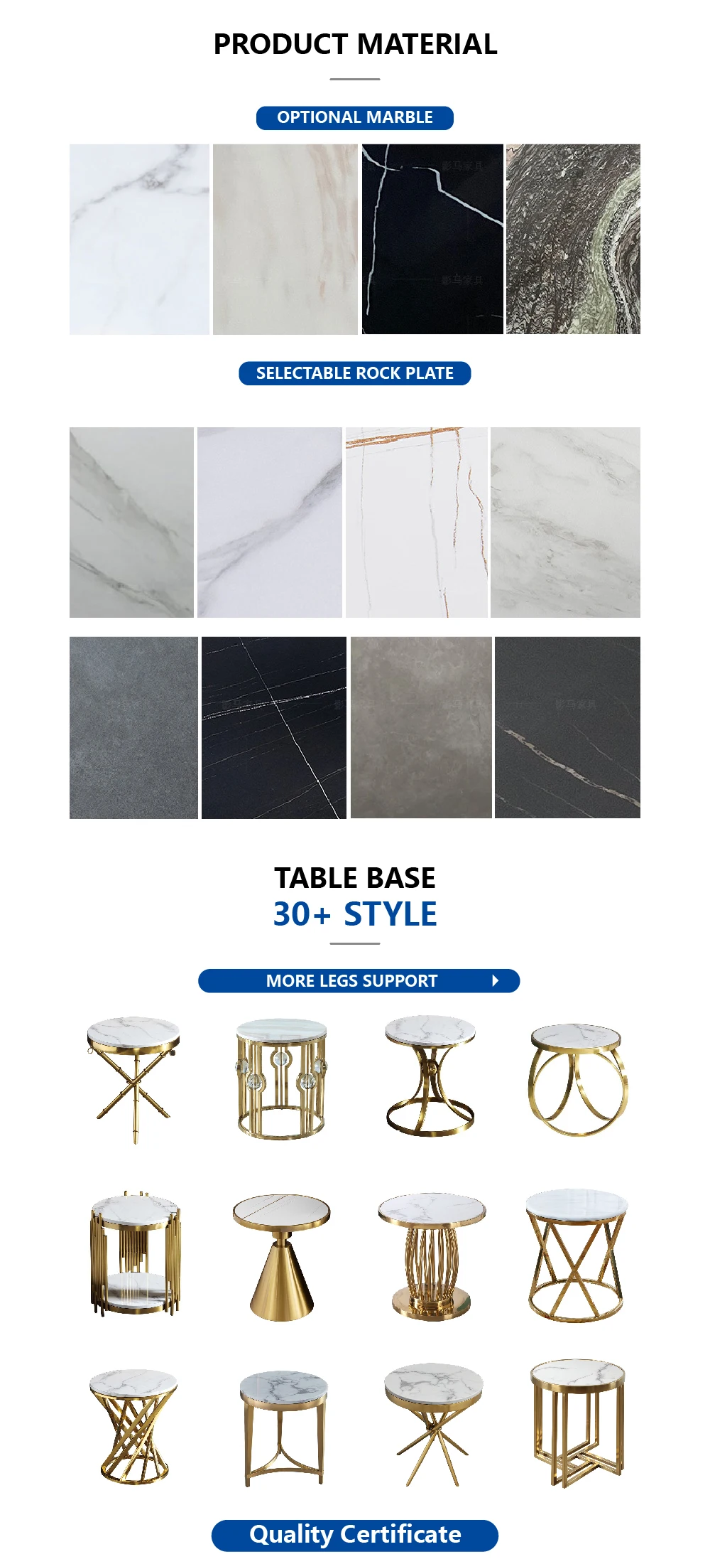 Mesa Central Stainless Steel Table Centrale Furniture Coffee Table ...