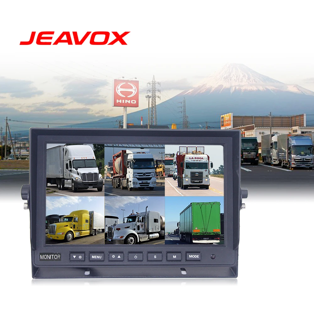 10.1 Inch 8ch/channel 12v-24v Reverse Car Monitor System Rear View ...