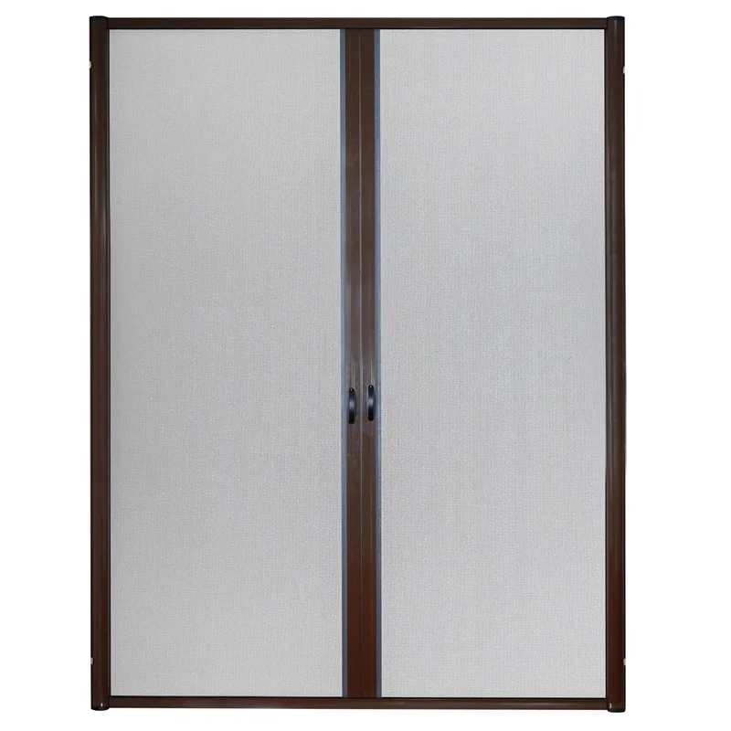 Aluminium Fixed Frame Fly Screen Insect Doors Adjustable Fiberglass ...