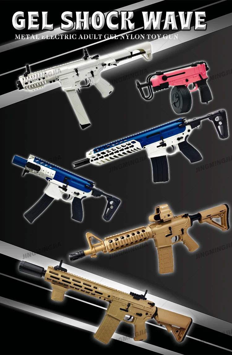 Nylon Mp5 M4a1 Uzi Water Gel Ball Gun Pistola De Hidrogel Metal ...