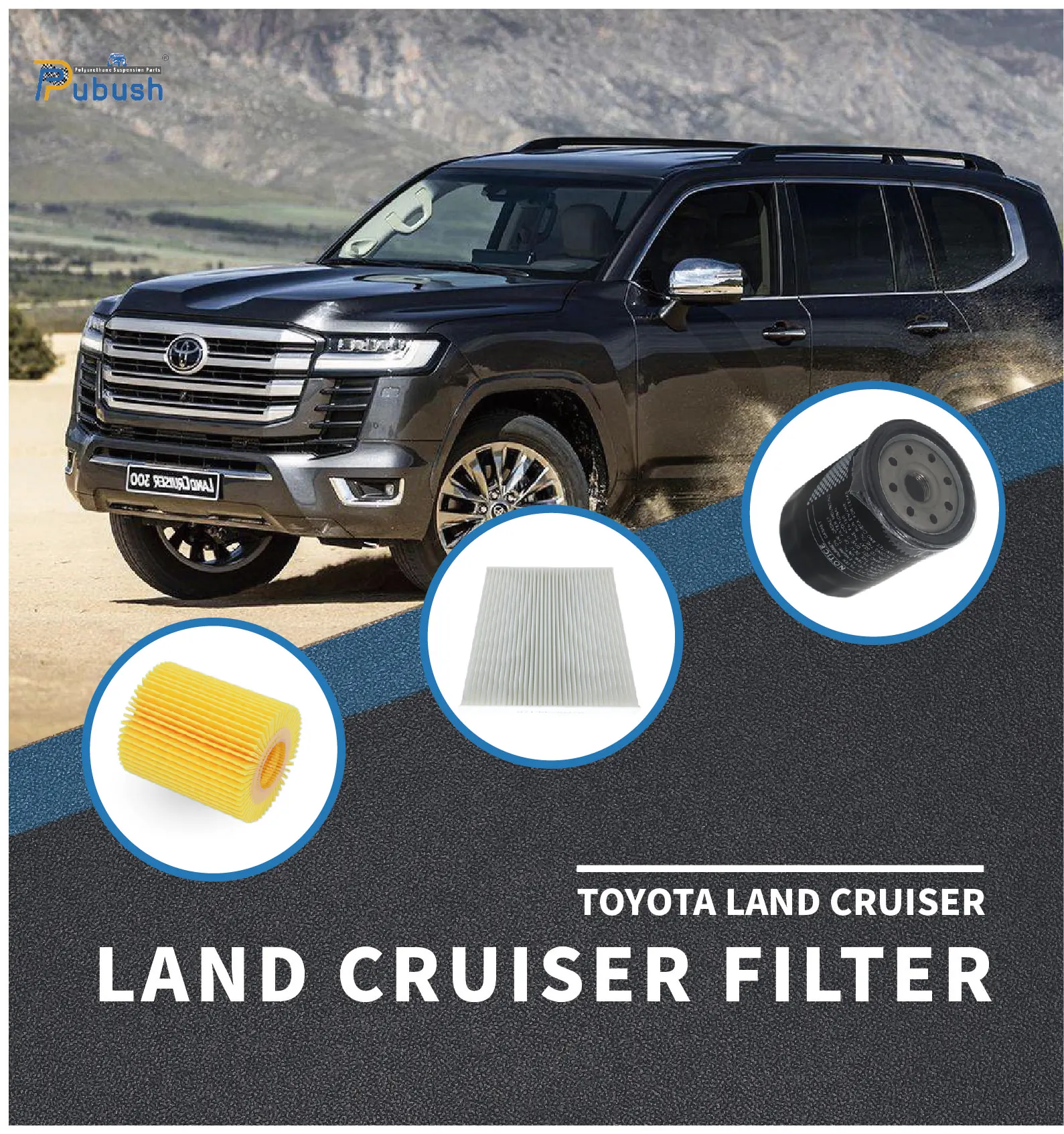 High Quality Air Conditioner Filter For 88568-60060 Toyota Land Cruiser ...