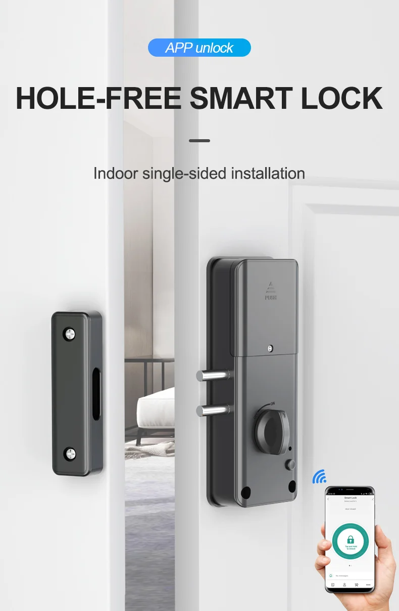 Invisible Smart Lock - Blackswipe Keyless Door Lock